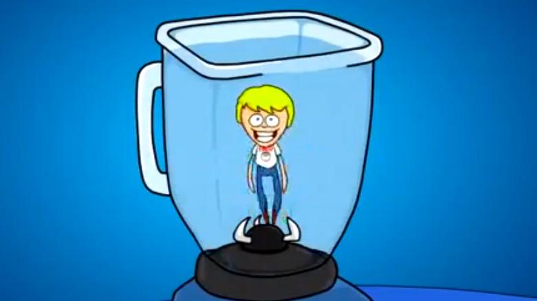Fred in a Blender - Joe Cartoon - Mondo