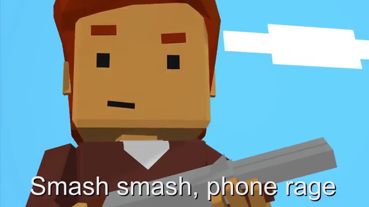 Phone Rage - Trapped in Technology - Mondo